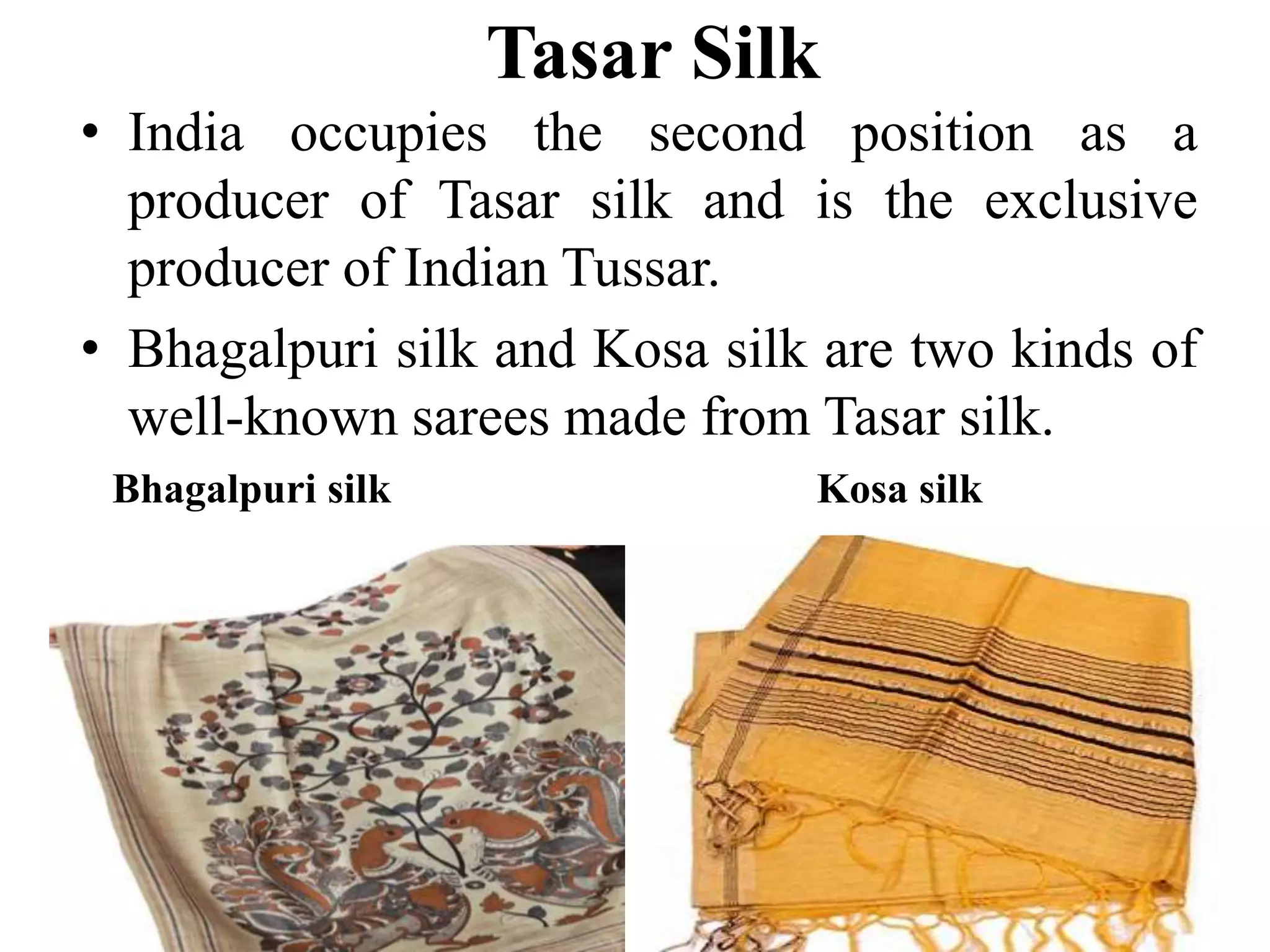 2 chapter types of silk and silkworm sps. | PPTX