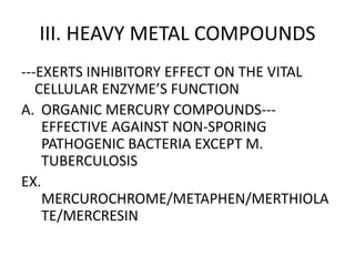 Chemical agents of sterilization | PPTX
