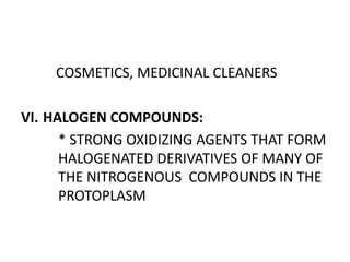 Chemical agents of sterilization | PPTX