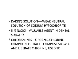 Chemical agents of sterilization | PPTX