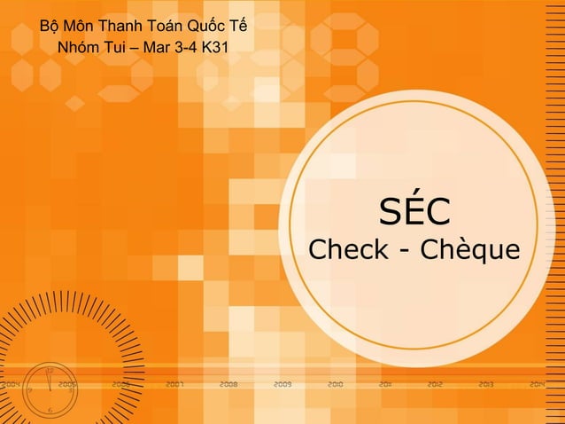 Cheque | PPT