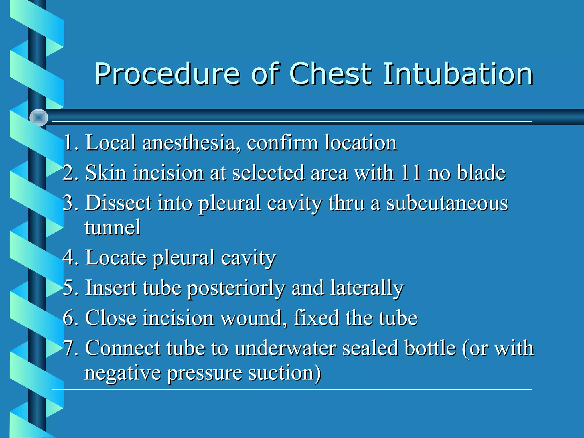2. chest tube drainage | PPT