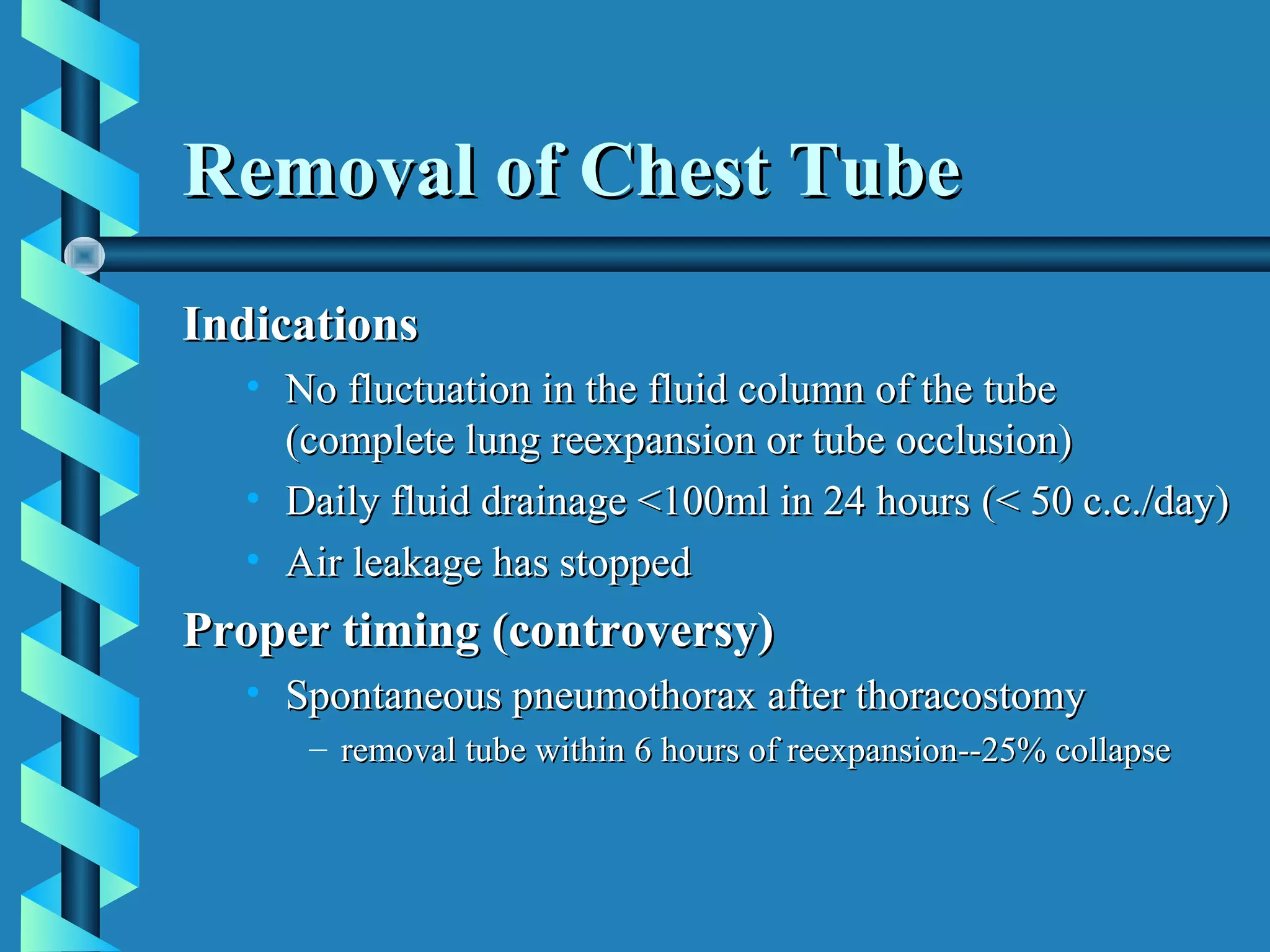 2. chest tube drainage | PPT