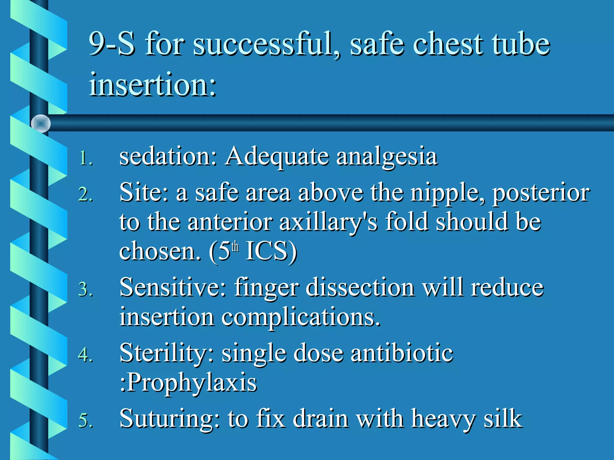 2. chest tube drainage | PPT