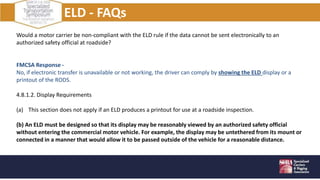 2016 STS - Chris Nelson: The ABC’s of the Looming ELD Mandate | PPT