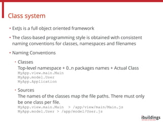 ExtJS: La piattaforma vincente (class system) | PPT