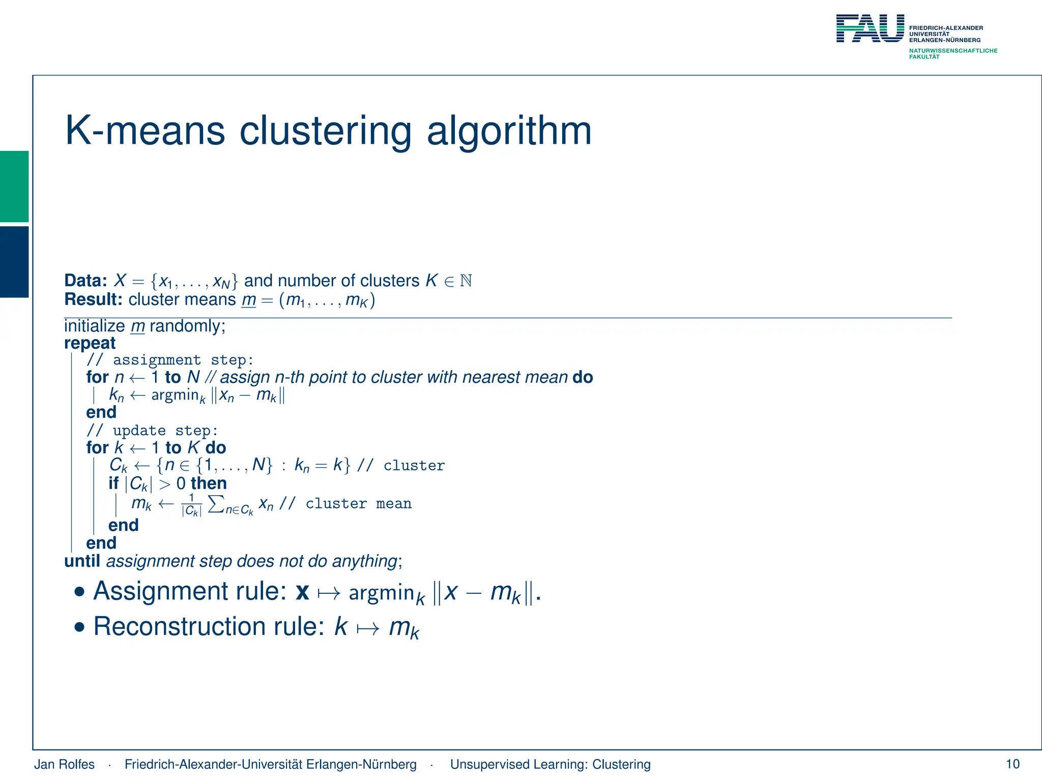 Unsupervised Learning Clustering Mathematcis Pdf Physics Science