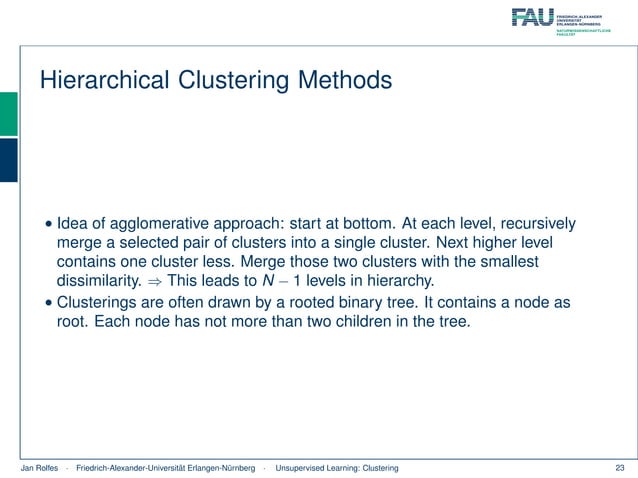 Unsupervised Learning Clustering - Mathematcis | PPT