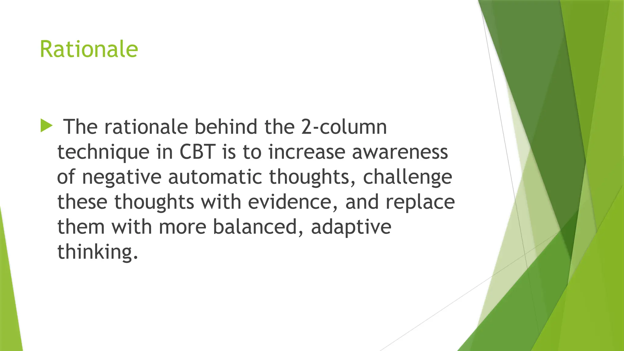 2-Column and 3-Column Techniques in CBT.pptx