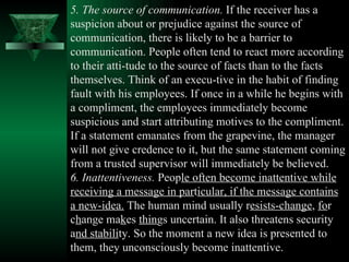 2 Communication Barriers | PPT | Physics | Science