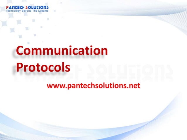 Communication protocols | PPT