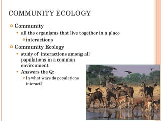 Ecological Community