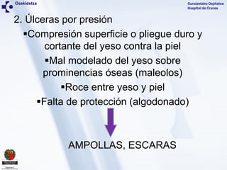 CUIDADOS DE ENFERMERÍA EN LAS COMPLICACIONES DEL YESO | PDF
