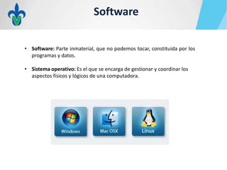 2. componentes basicos (hardware y software) | PPTX