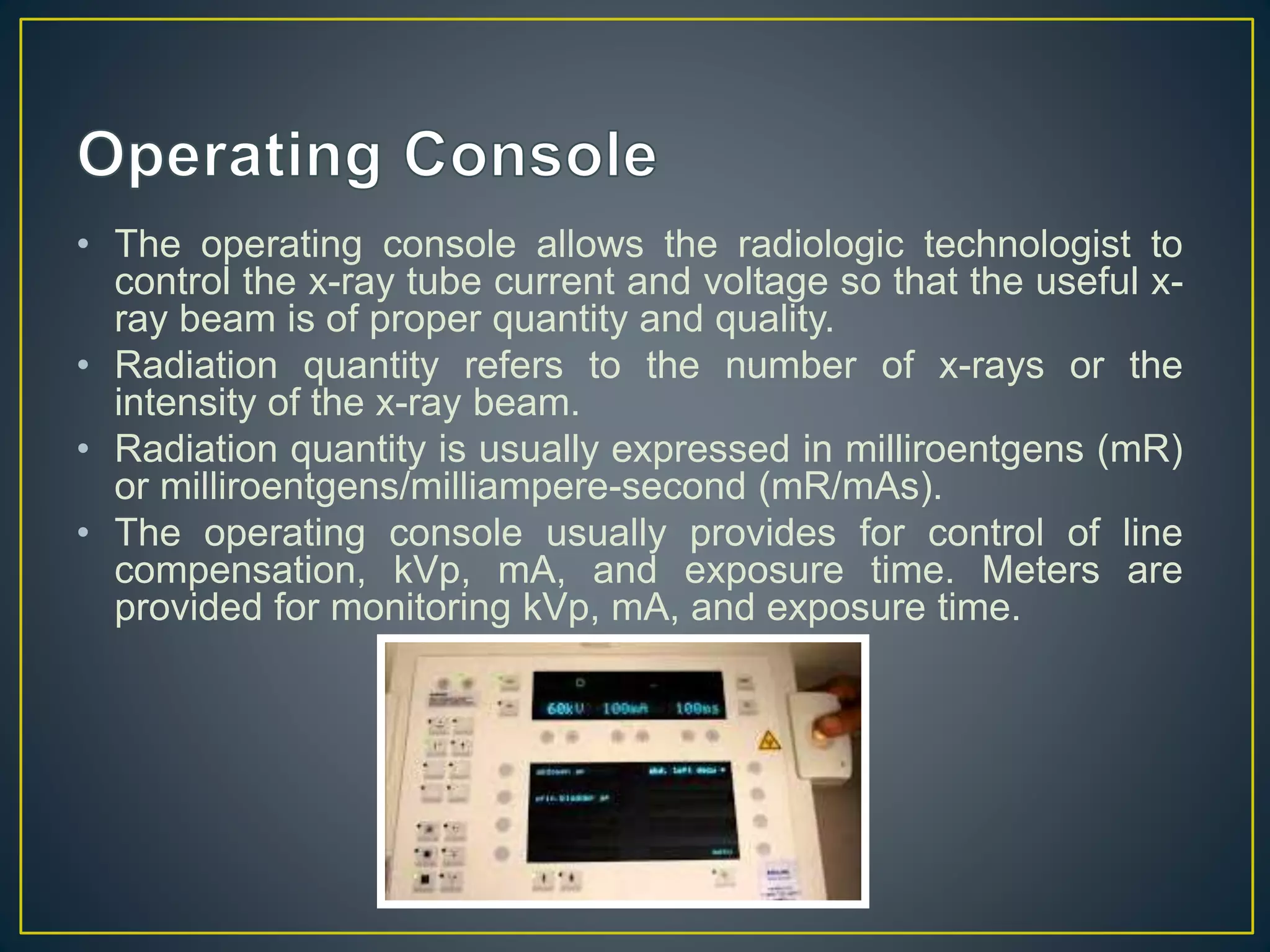 Components of X-Ray Machine | PPTX