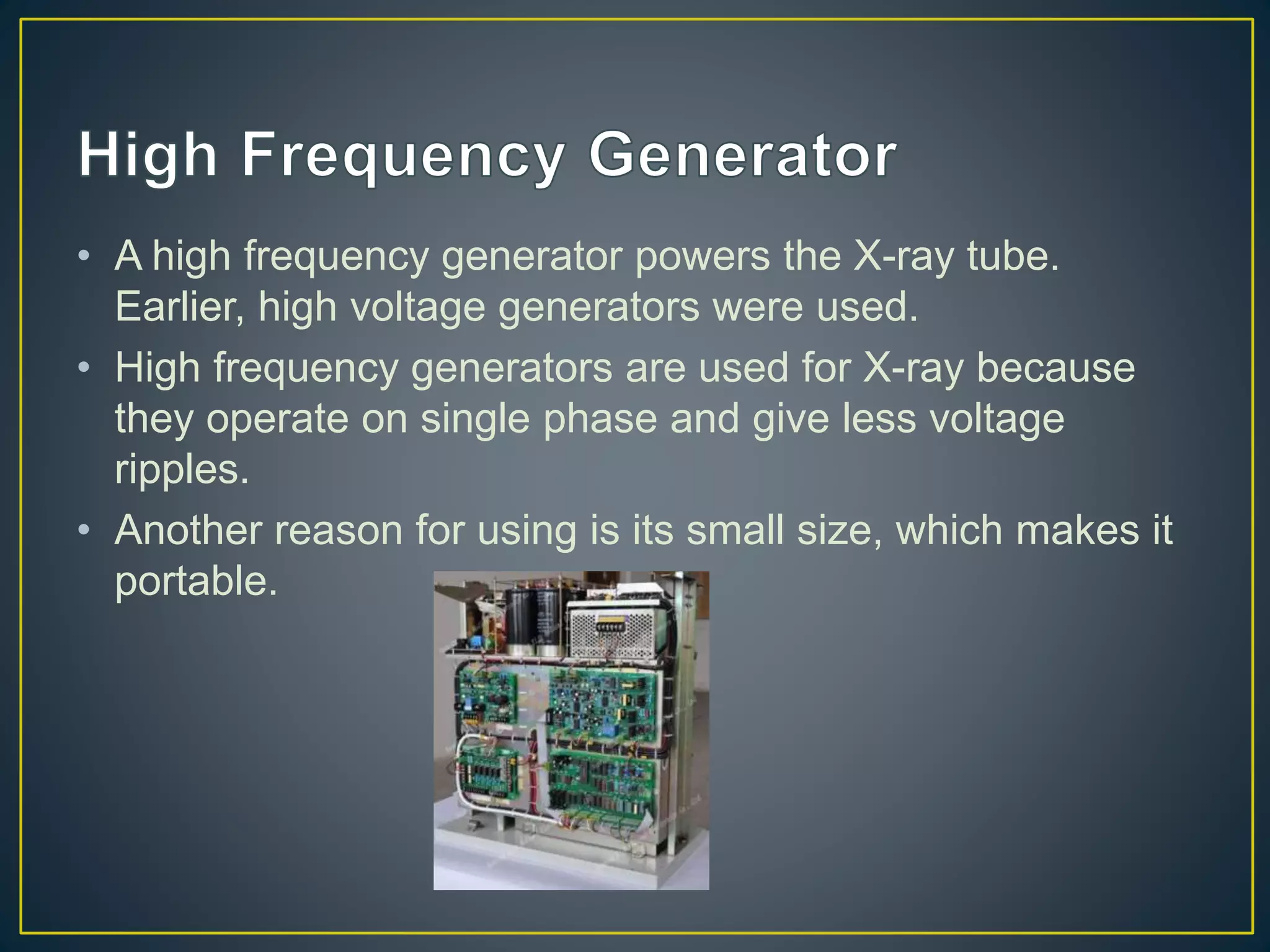 Components of X-Ray Machine | PPTX