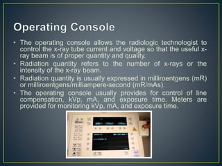 Components of X-Ray Machine | PPTX | Physics | Science