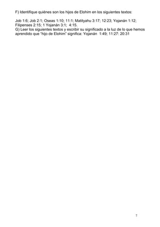 Clase 2 -Conceptos-hebraicos-ben-elohim | PDF