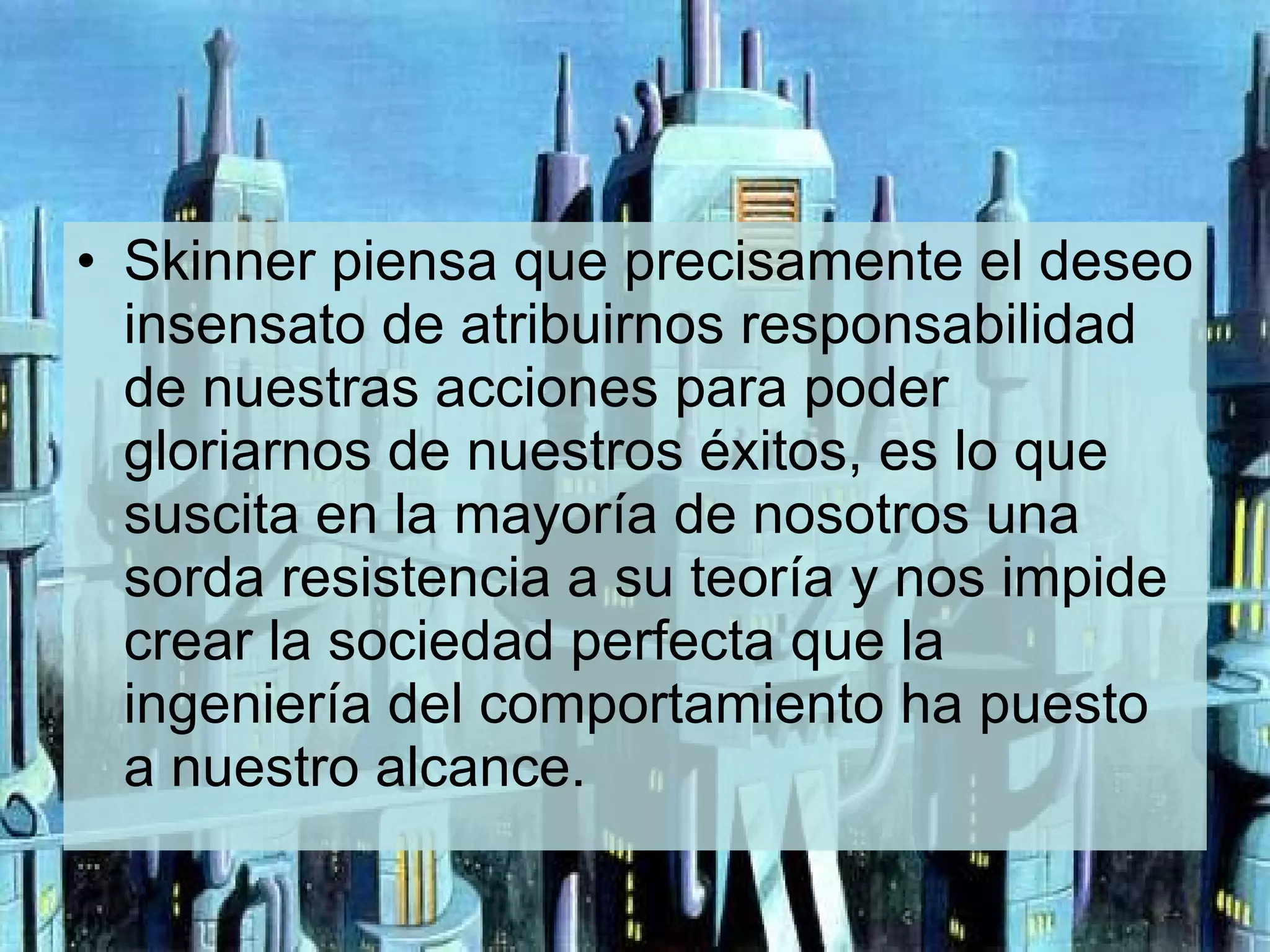 Conductismo de Skinner | PPT