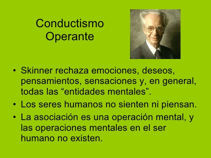 Conductismo de Skinner