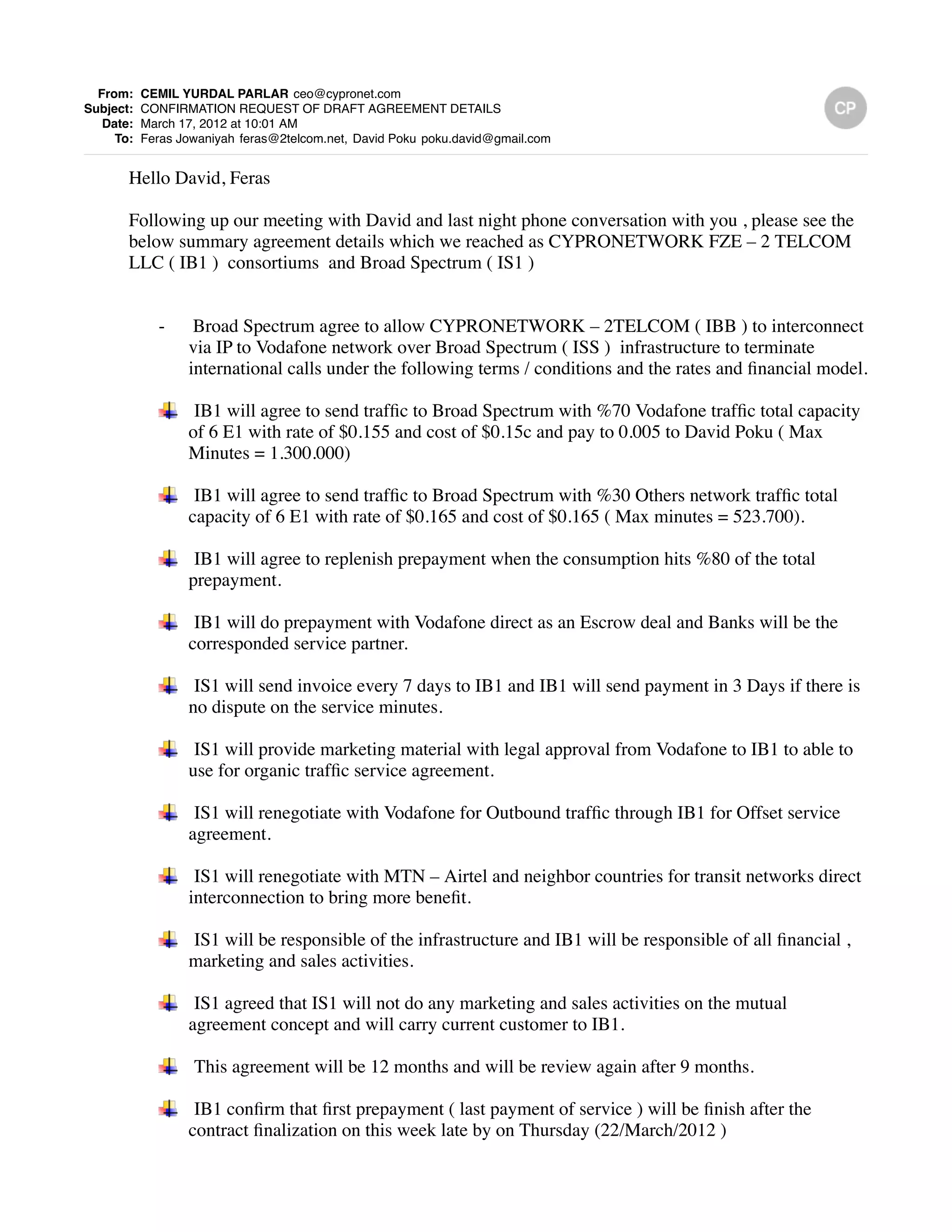 2 confirmation request of draft agreement details-1 | PDF