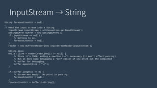 2.Connect Sunshine to the Cloud - 시온고 안드로이드 스터디 | PDF