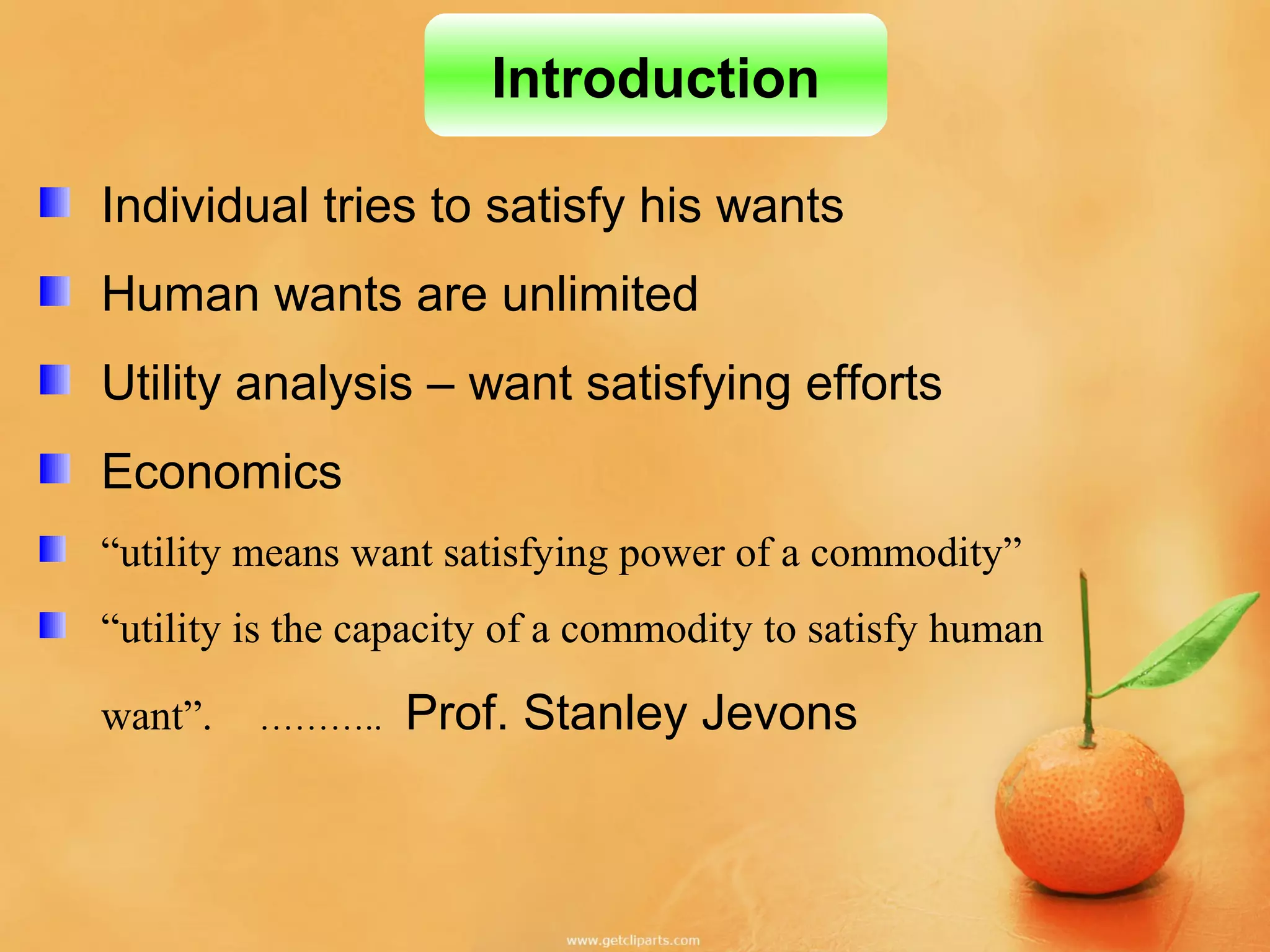 2 consumer behaviour (Utility ) | PPT