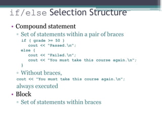 Control Structures, If..else, switch..case.pptx