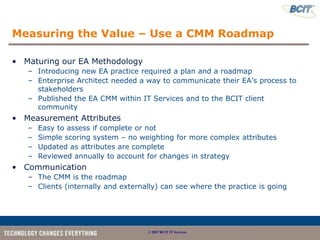 Create a roadmap for ea using capability maturity models | PPTX