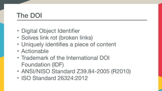 Crossref Basics | PPT