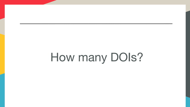 Crossref Basics | PDF