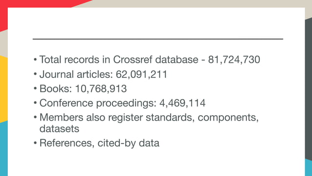 Crossref Basics | PPT