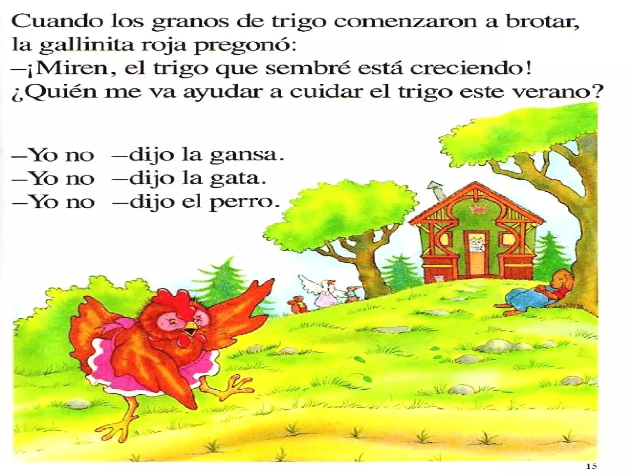 2 cuento la gallinita roja | PPT
