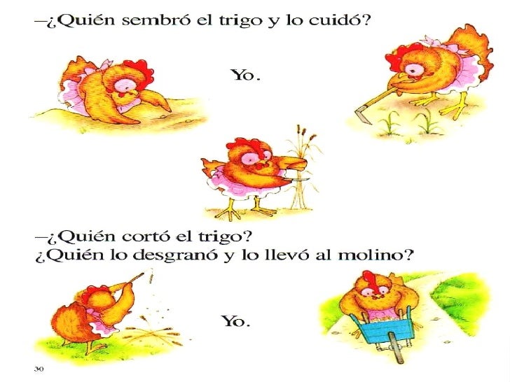 2 cuento la gallinita roja