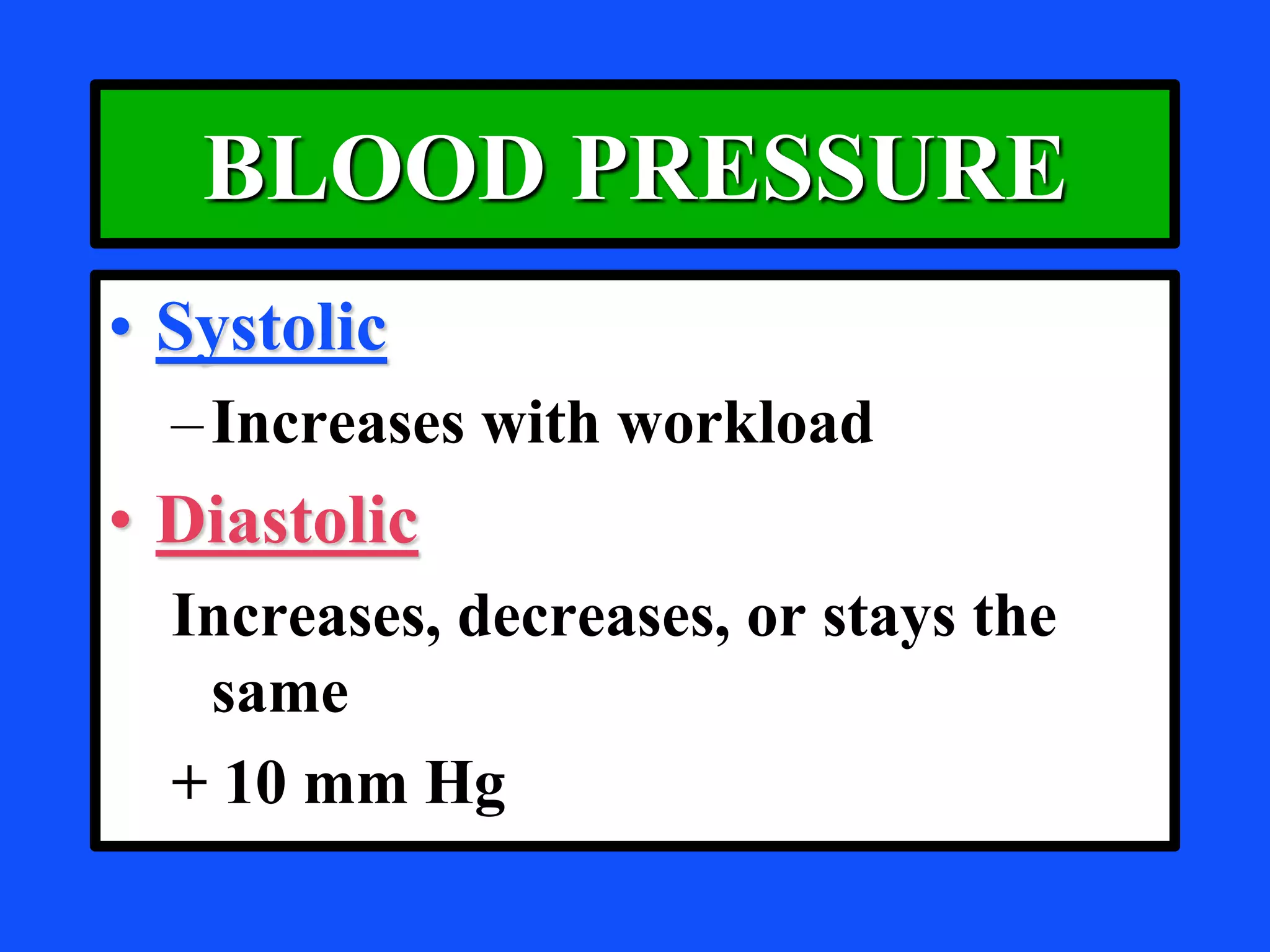 Cardiovascular Response to Exercise | PPT