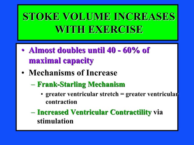 Cardiovascular Response to Exercise | PPT | Heart and Cardiovascular ...
