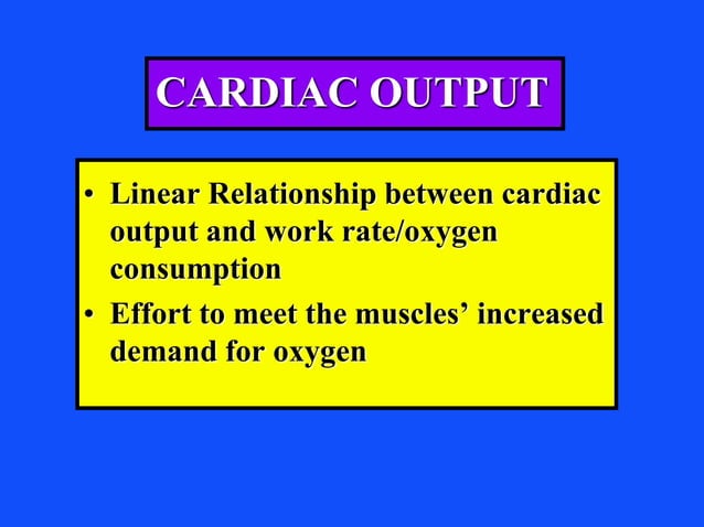 Cardiovascular Response to Exercise | PPT | Heart and Cardiovascular ...