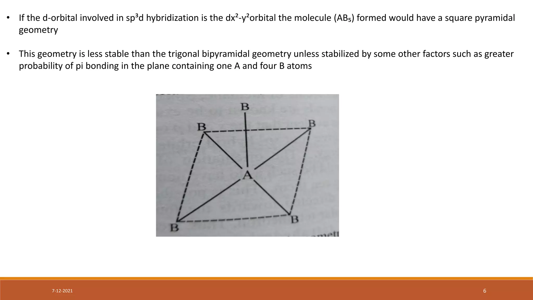 d-orbitals in hybridisations | PPTX