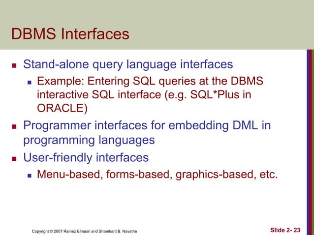 2 database system concepts and architecture | PDF