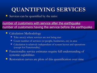 Modeling Water System Services and Seismic Resilience - Craig Davis | PPT