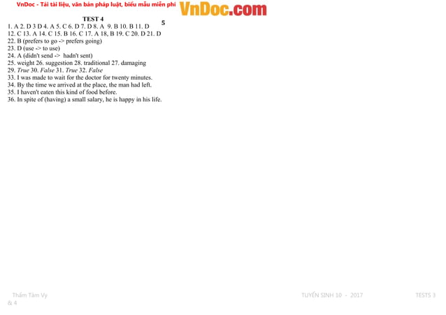 2 de-on-thi-vao-lop-10-mon-tieng-anh-nam-hoc-2017-2018-co-dap-an | PPT