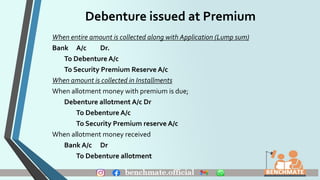 Issue of Debenture | PDF