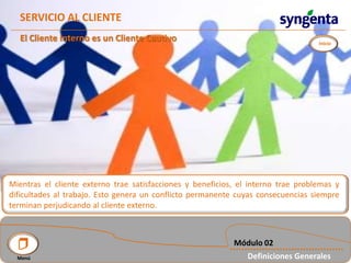 2. definiciones generales de servicio al cliente modulo 02 | PPTX