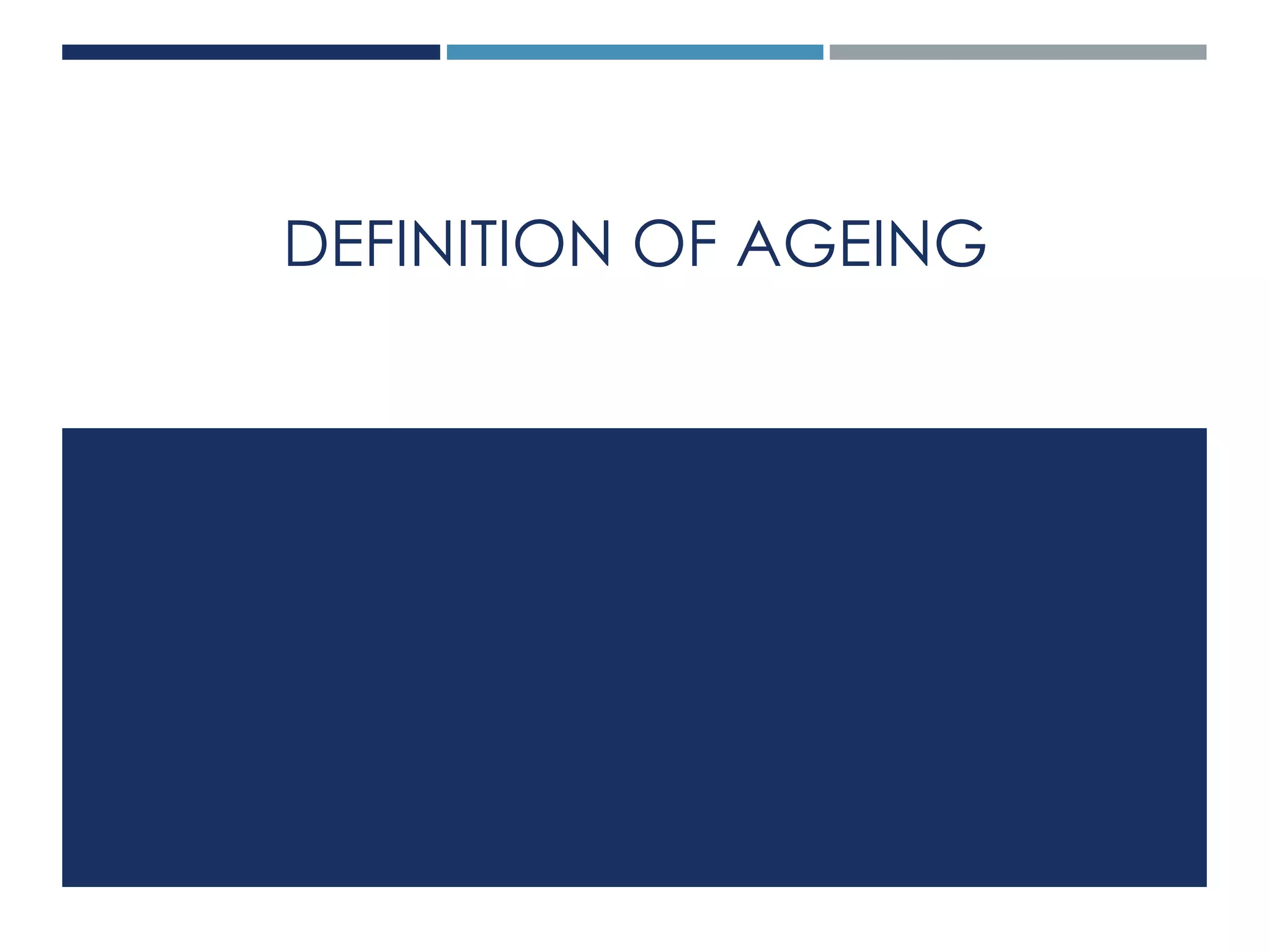 Definition of Aging | PPTX