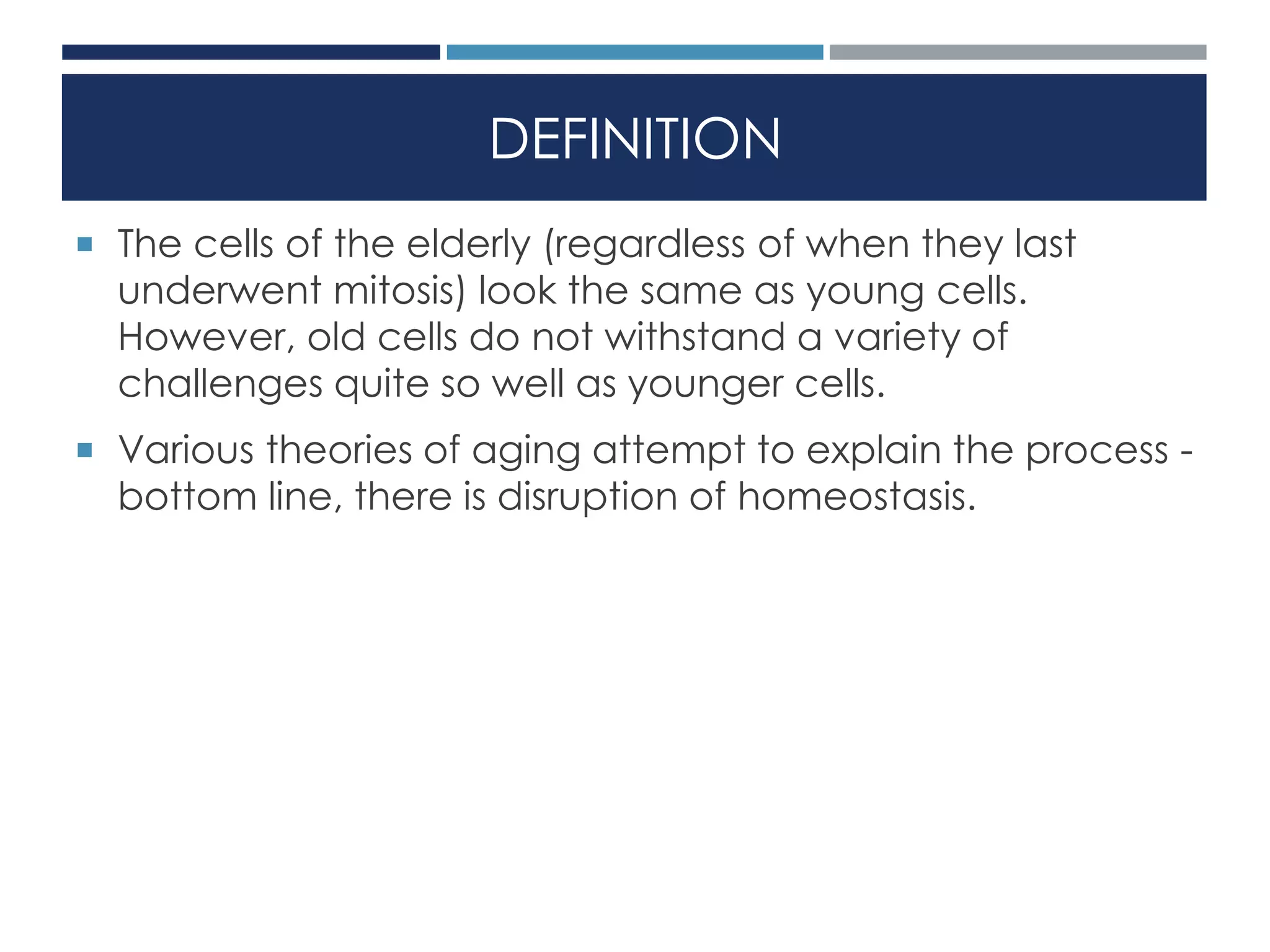 Definition of Aging | PPTX