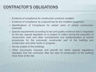 Building Construction Class 2. definitions | PPTX