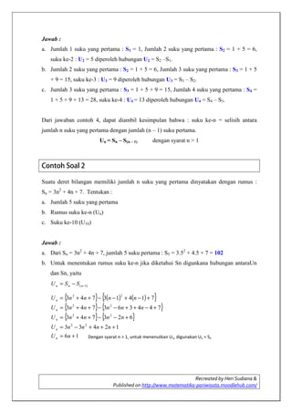 2. deret bilangan | PDF