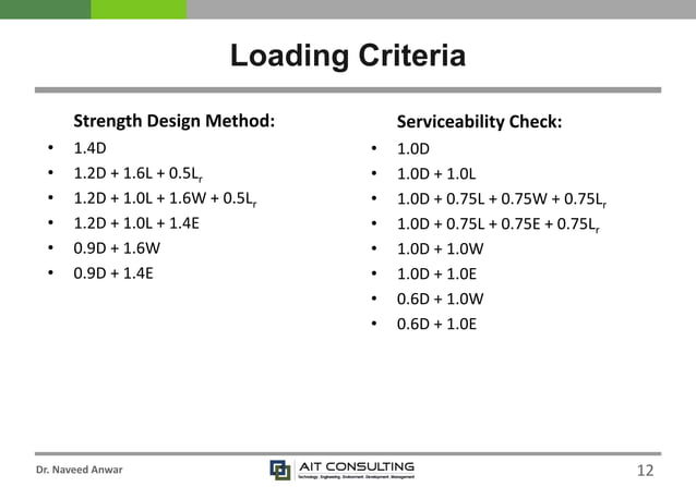 CE 72.32 (January 2016 Semester) Lecture 3 - Design Criteria | PDF