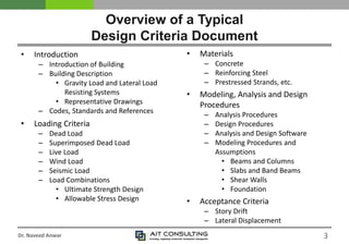 CE 72.32 (January 2016 Semester) Lecture 3 - Design Criteria | PDF