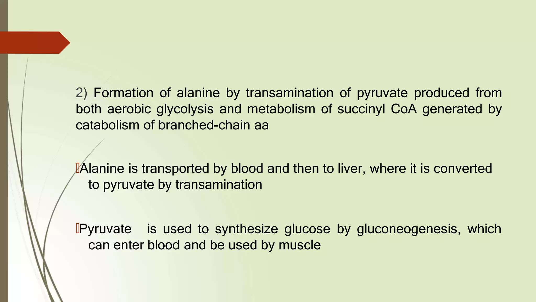 Formation & Transport of Ammonia and its Associated Disorders | PPTX